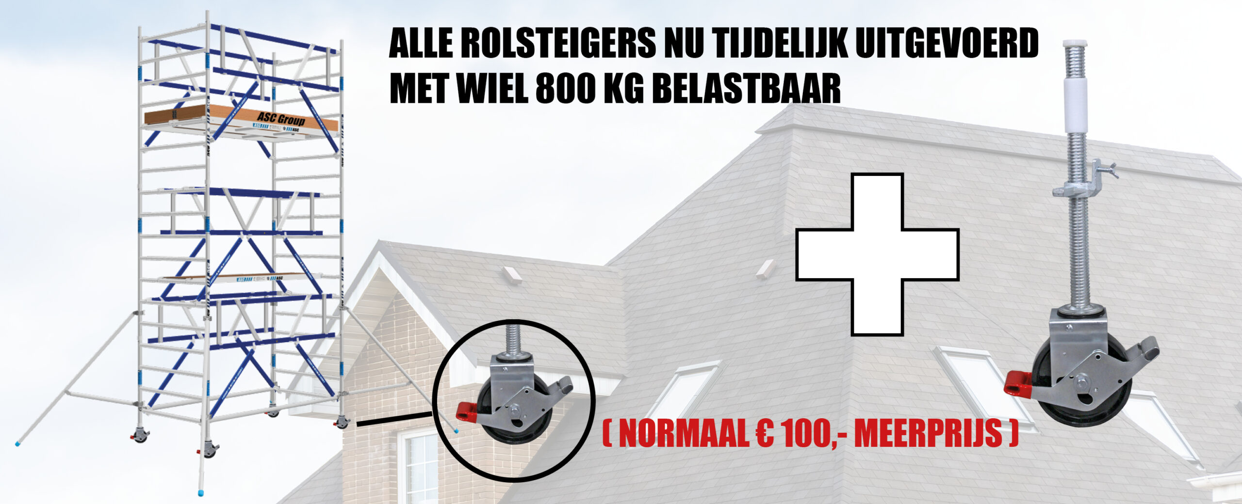 Steiger of rolsteiger kopen? | De juiste steiger vanaf € 499,-